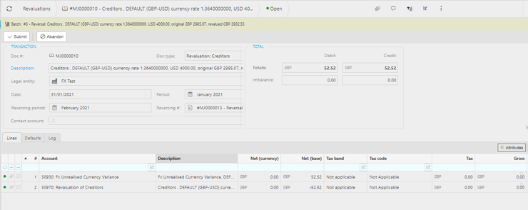 FX Revaluations | Iplicit