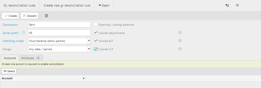 General Ledger Reconciliation Rules | Iplicit
